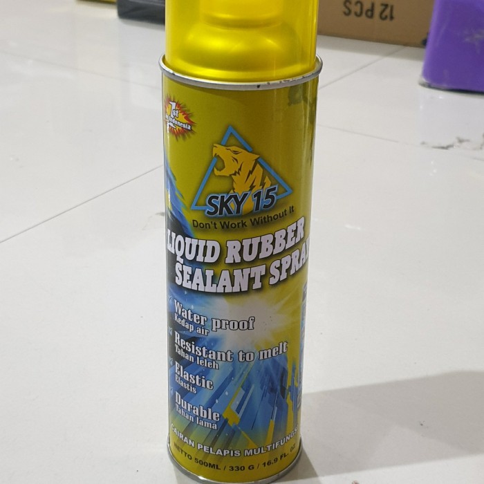 Jual Sky 15 Liquid Rubber Sealant Spray Pelapis Anti Bocor 500 Ml K644 | Shopee Indonesia