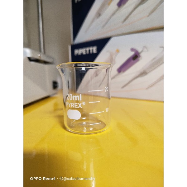 Jual Beaker Glass 20ml Pyrex | Shopee Indonesia