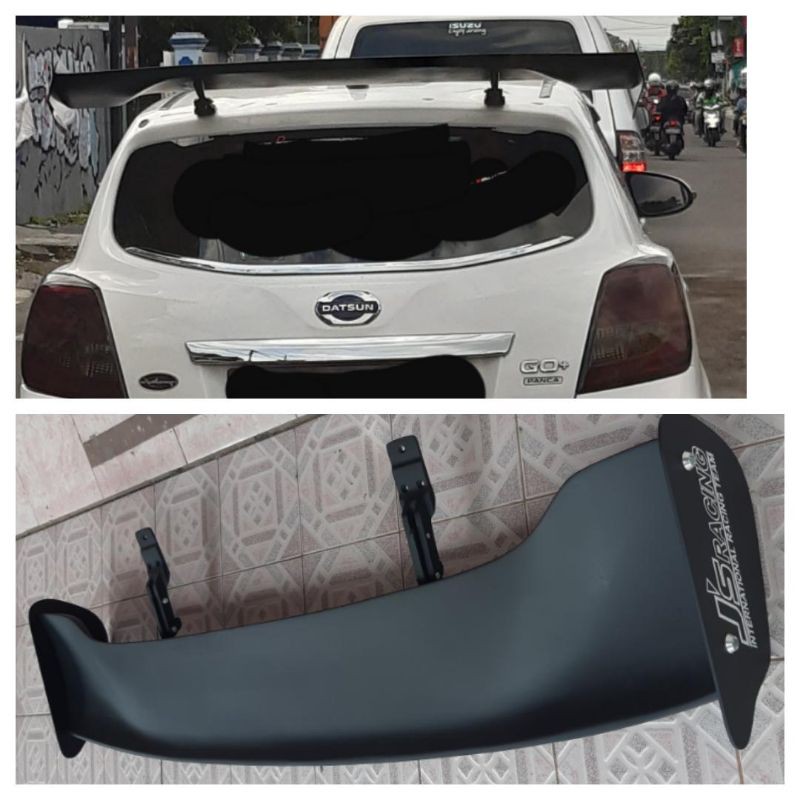 Jual spoiler gt wing js racing untuk datsun go | Shopee Indonesia