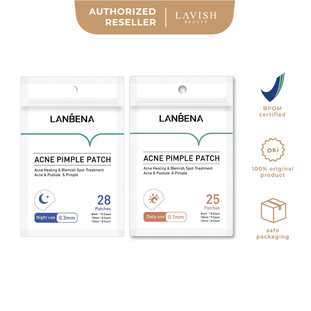 Jual LANBENA Acne Pimple Patch (Day 0.1mm // Night 0.3mm) | Shopee ...