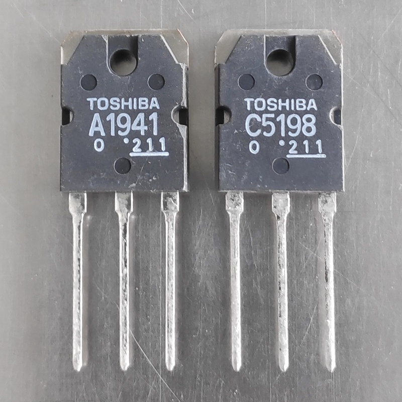 Jual TRANSISTOR A 1941 C 5198 TOSHIBA 100W TR A1941 C5198 2SA1941 2SC5198 TOSIBA | Shopee Indonesia