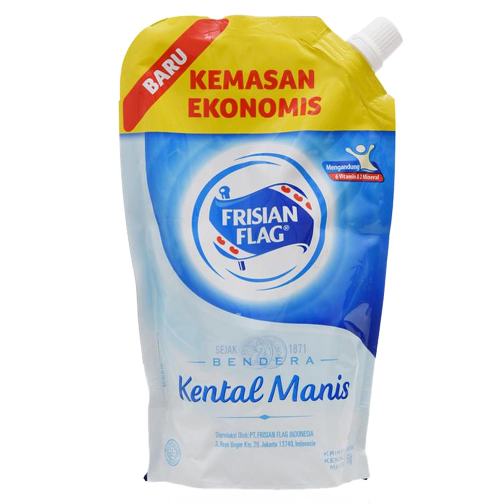 Jual Frisian Flag Kental Manis Pouch 545 G | Shopee Indonesia