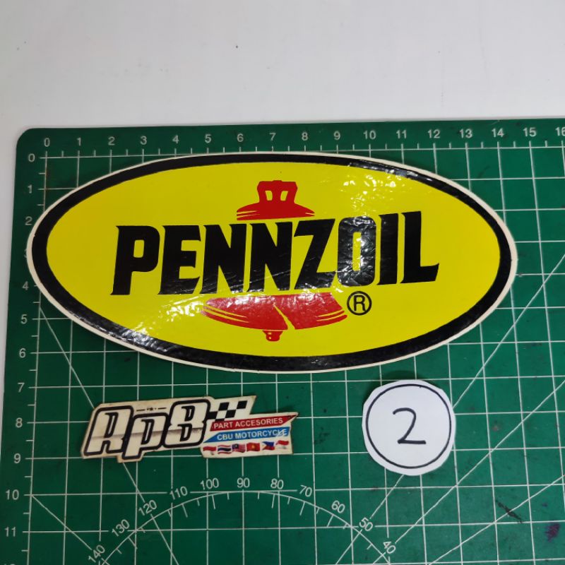 Jual stiker sticker vintage racing oil castrol pennzoil shell | Shopee ...