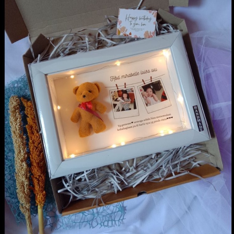 Jual (CUSTOM) SPESIAL VALENTINE DAY PROMO Boneka Frame+ foto, uk ...