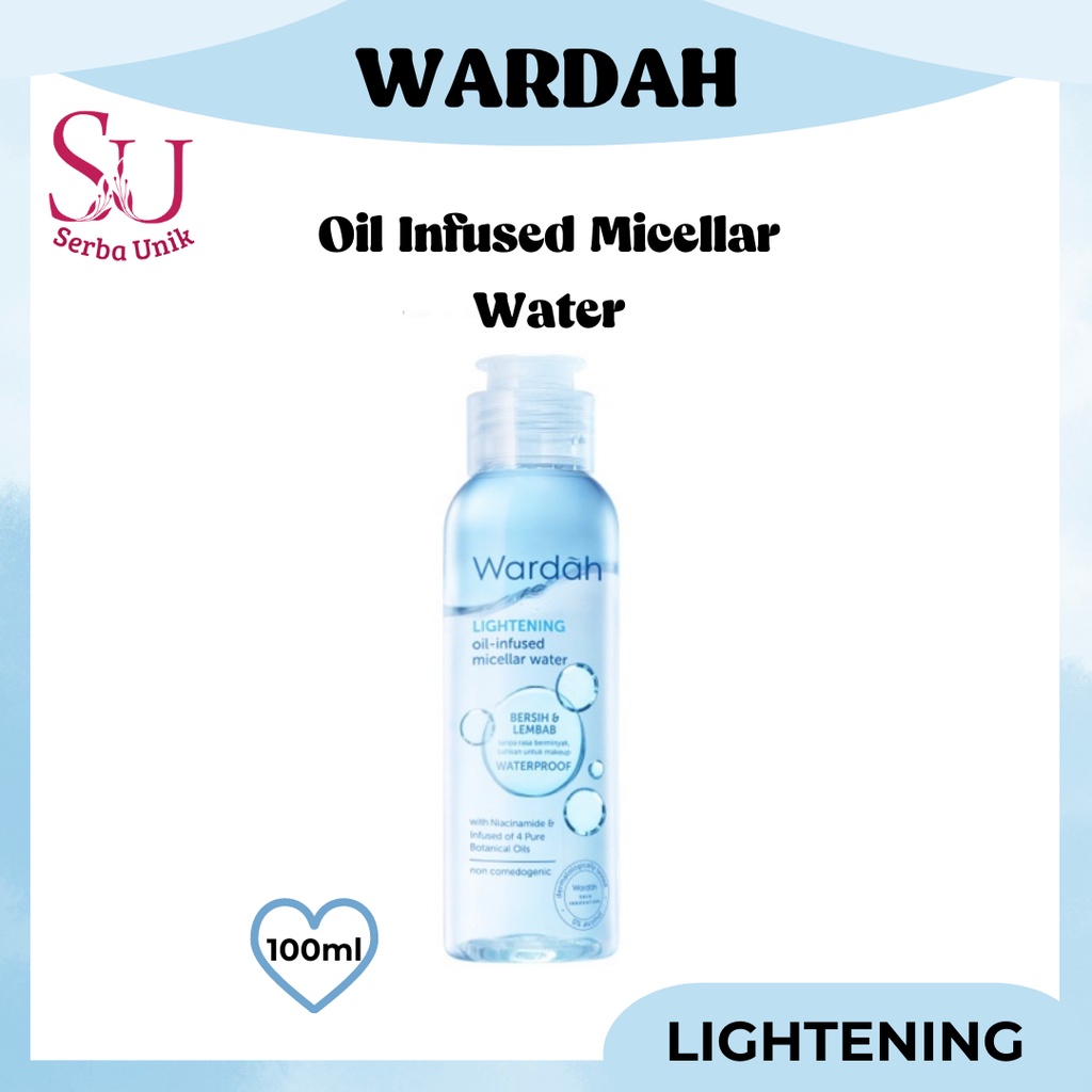 Jual Wardah Lightening Oil Infused Micellar Water 100ml | Shopee Indonesia