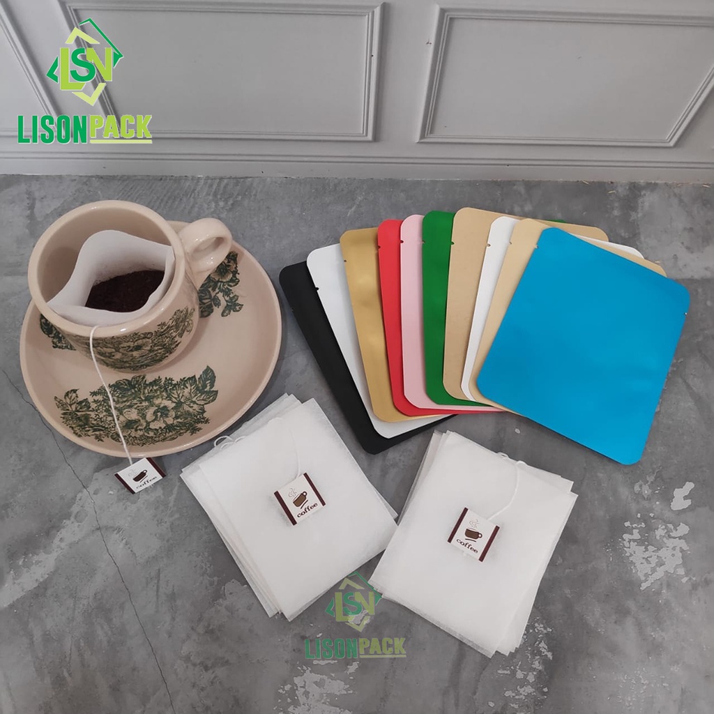 Jual PAKET COFFEE FILTER CELUP DAN KEMASAN SACHET ISI 50 PCS | PAKET ...