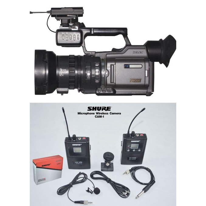 Jual Mic Wireless Shure Cam 1 ( For Camera / Handycam ^ Shooting ...