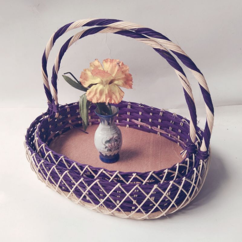 Jual Keranjang Hantaran Seserahan Wadah Tempat Parsel Buah Set Lengkap ...