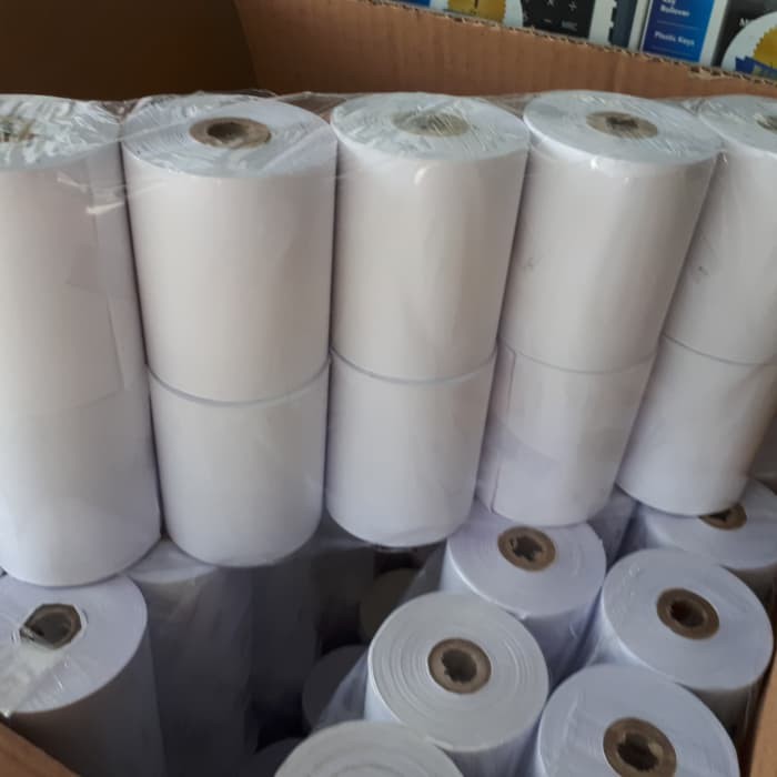 Jual Kertas Struk Kasir HVS 1ply 75x60/Kertas Register Roll/Telstruk ...