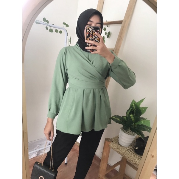 Jual Ameera Blouse || Blouse Kekinian || Blouse 2 in 1 || Blouse Viral ...