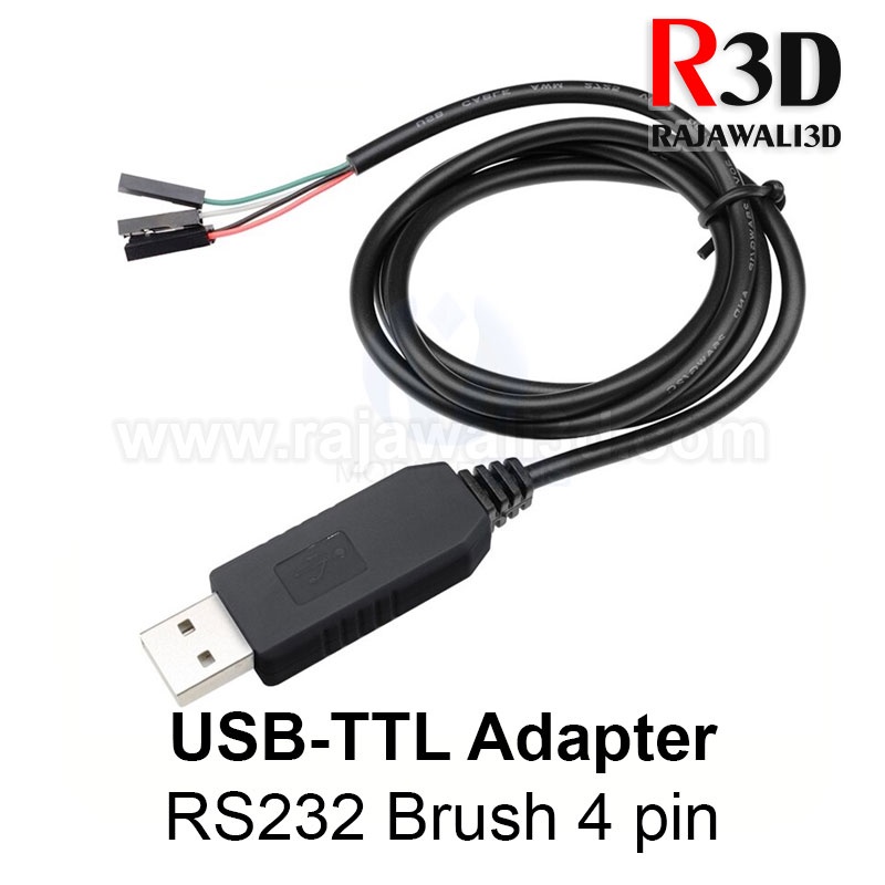 Jual USB to TTL Serial RS232 PL2303 USB Serial Adapter Converter 4 Pin ...