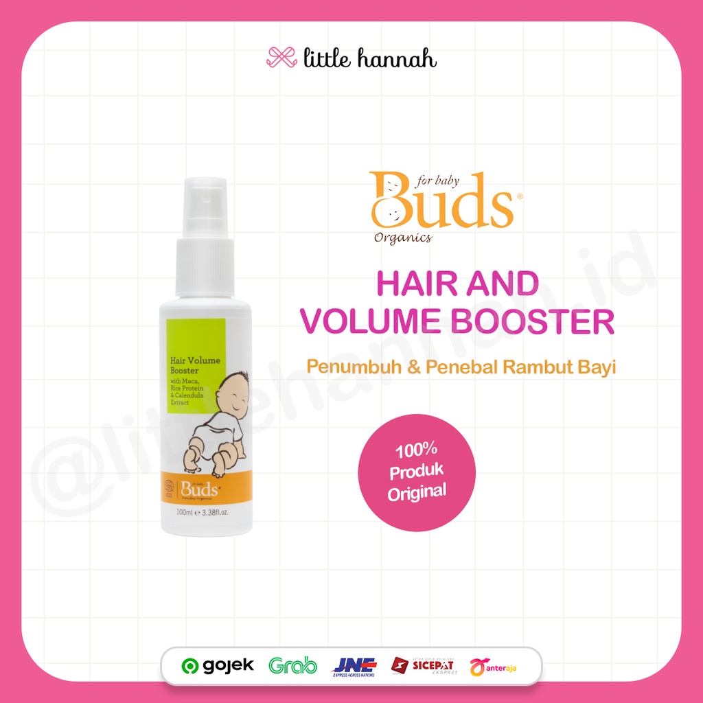 Jual Buds Organic Hair and Volume Booster / Penumbuh & Penebal Rambut ...