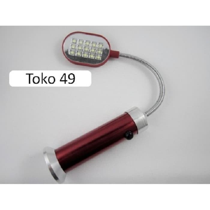 Jual Lampu Senter LED Tekuk utk Baca Kerja Alas Magnet Bisa Nempel ...