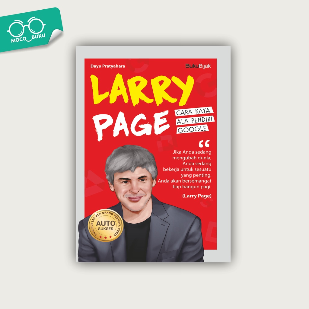 Jual Biografi Larry Page Cara Kaya Ala Pendiri Google | Shopee Indonesia Jual Biografi Larry Page Cara Kaya Ala Pendiri Google | Shopee Indonesia