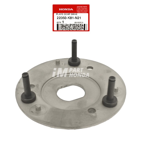 Jual 22350-K81-N21 Plate Comp Drive Dudukan Kampas Ganda Beat Eco ...