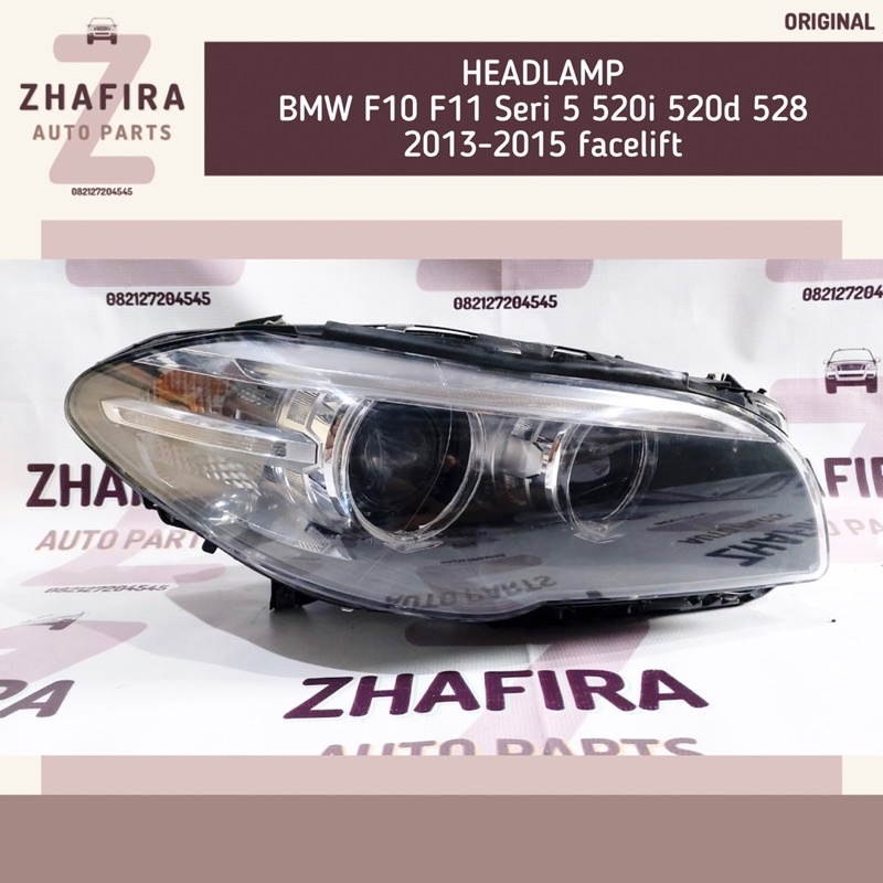 Jual headlamp headlight head lamp light lampu depan mobil bmw seri 5 ...