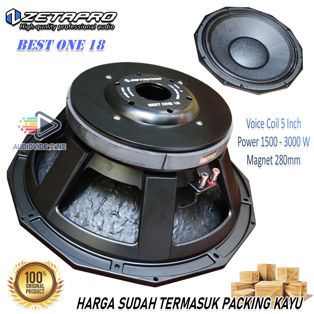 Jual Speaker Zetapro Best One 18 Coil 5 Inch Komponen Speaker 18 Inch ...