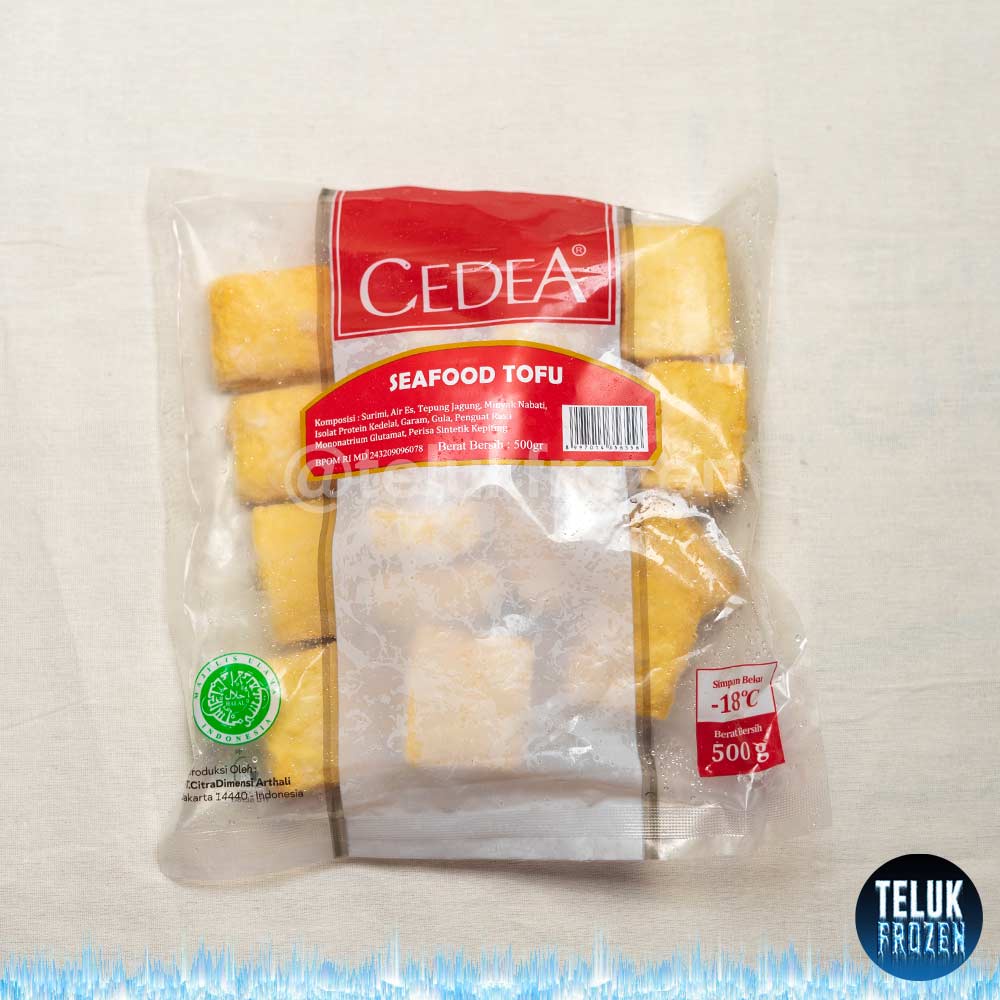 Jual cedea seafood tofu 500gr / tahu bakso / tofu baso frozen 500 g ...
