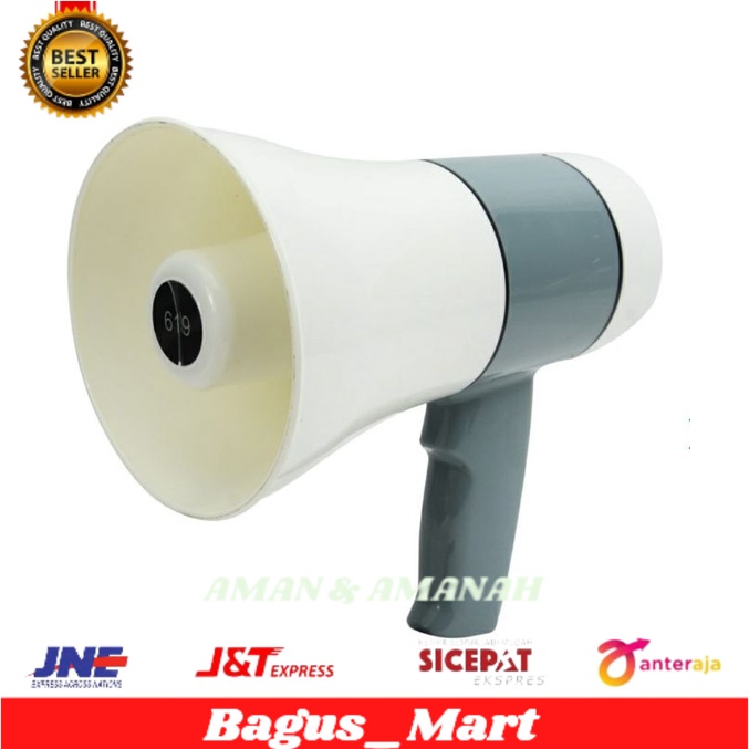 Jual Krisbow Megaphone Rechargeable 20 W 1500 Mah/megaphone charger/toa ...