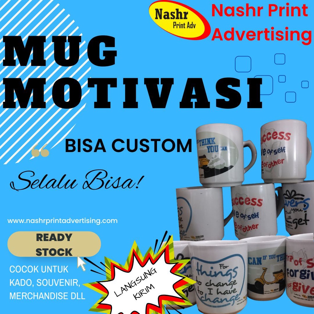 Jual MUG MOTIVASI CUSTOM | KATA-KATA MOTIVASI KEREN | KATA -KATA ...