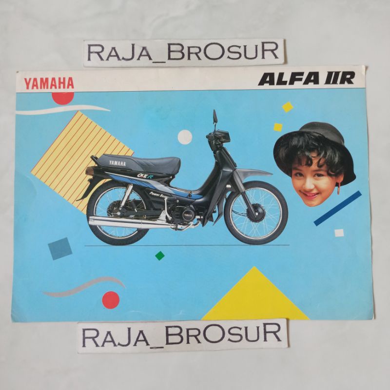 Jual Poster brosur flyer jadul lawas Yamaha Alfa II R/Alfa2R 2Tak 2T 1992 | Shopee Indonesia