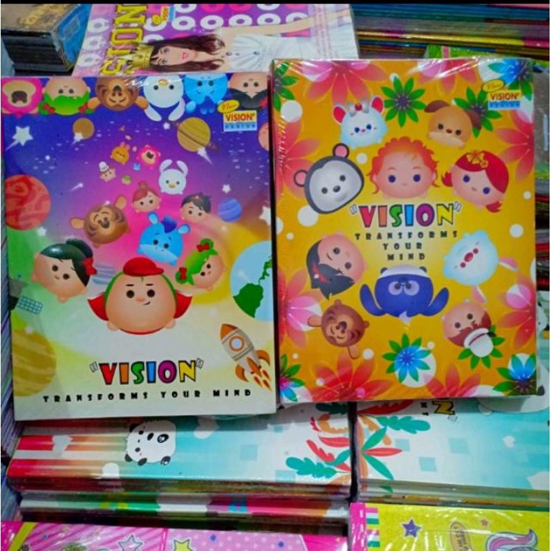 Jual Buku Tulis Vision isi 32 Lembar 1 pack isi 10 Buku | Shopee Indonesia