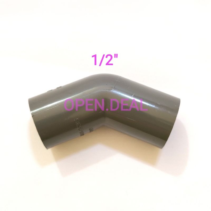 Jual Knie AW 1/2" 45° SCG / Elbow 0,5 inch 45 Derajat/Knee 1/2 45 Degree Pvc | Shopee Indonesia