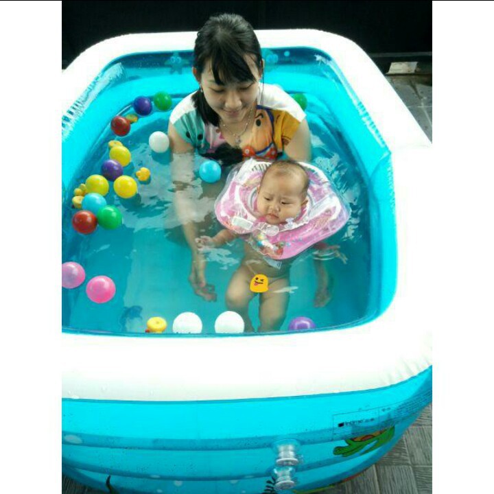 Jual PAKET KOMPLIT Kolam renang anak bayi baby spa INTIME 143cm YT213A ...