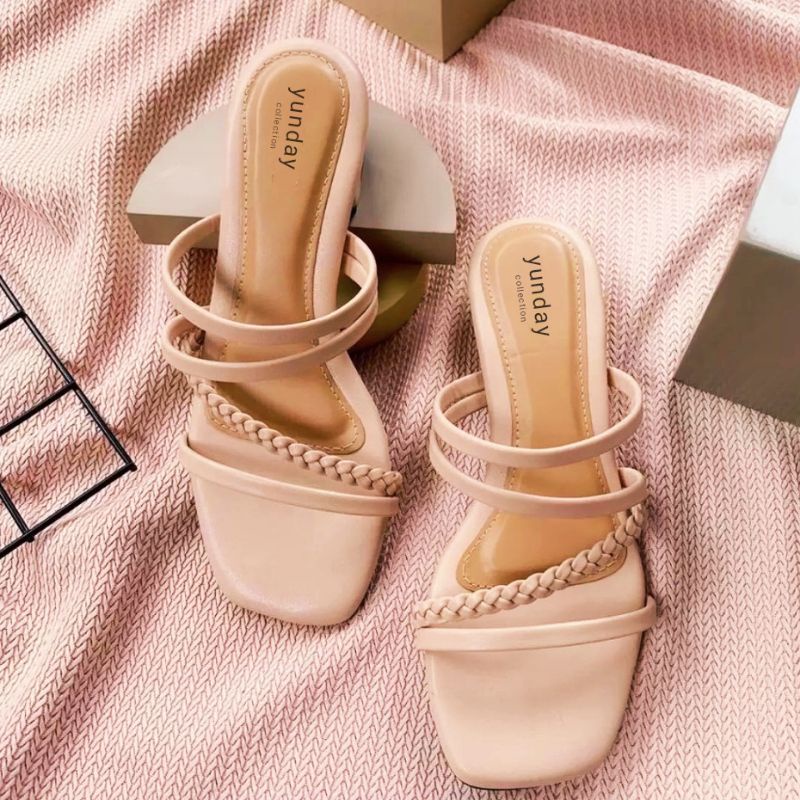 Jual Heels Wanita High Hils Pesta Wisuda 3Cm 5Cm 7Cm Viral Sandal ...