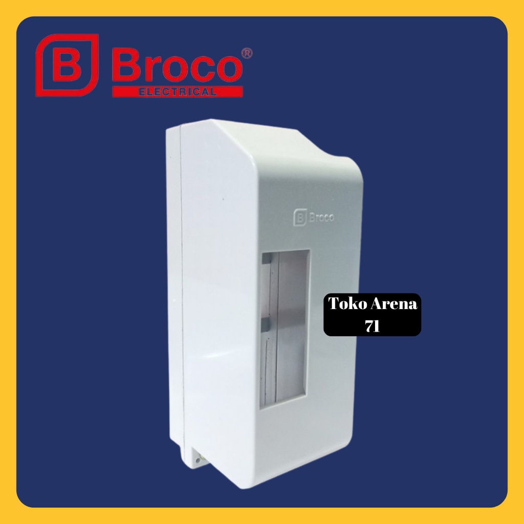 Jual BROCO BOX MCB 1 GROUP OUTBOW TEMPEL BOX MCB BROCO 17101 1P PB PUTIH KOTAK 1GRUP | Shopee ...