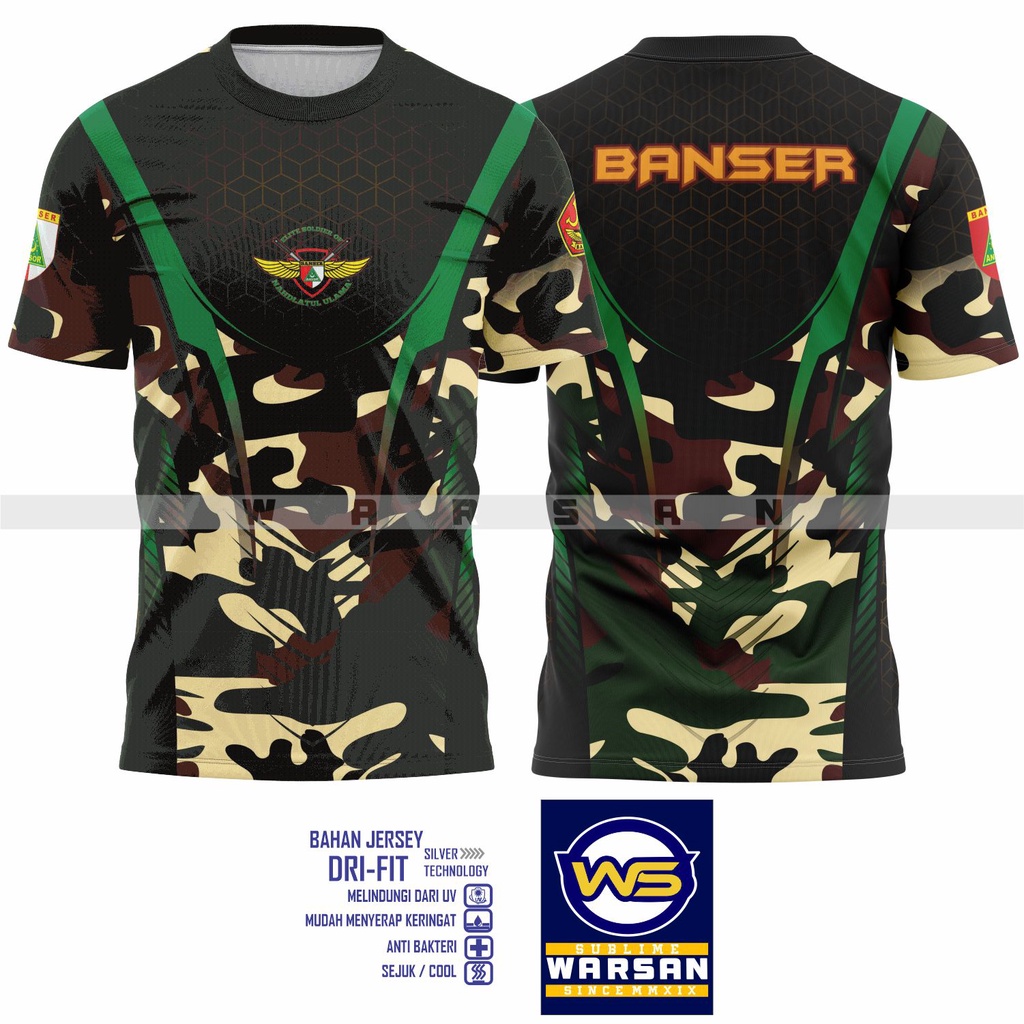 Jual Jersey Banser / Kaos Jersey Banser / Kaos Basnser Ansor Terbaru ...