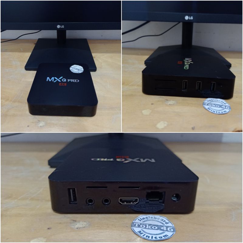 Jual TV Box Android Smart MXQ-Pro 4K Set Top Box Media Player | Shopee ...