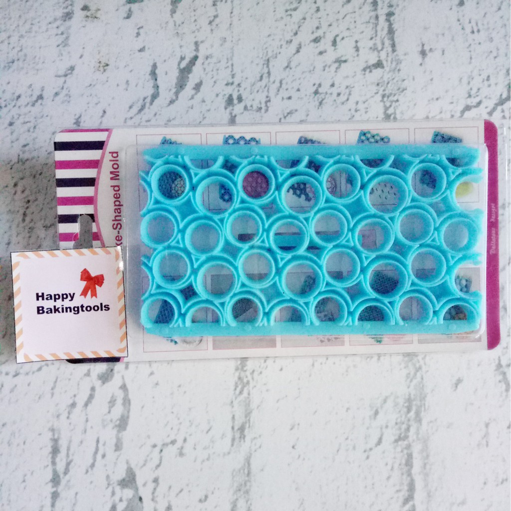 Jual Fondant Embosser Round, Embosser Fondant Bulat, Emboss Pattern ...