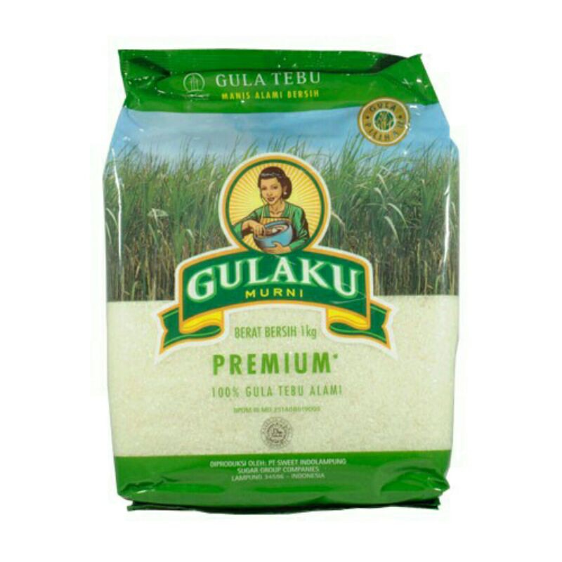 Jual Gulaku Gula Tebu premium /Gulaku Gula Tebu kuning 1kg | Shopee ...