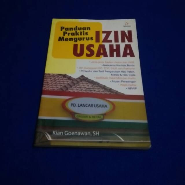 Jual Buku Panduan Praktis Mengurus Izin Usaha | Shopee Indonesia