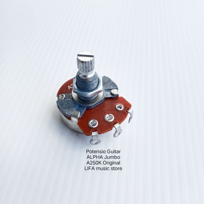 Jual Potensio Guitar ALPHA Jumbo A250K Original | Shopee Indonesia