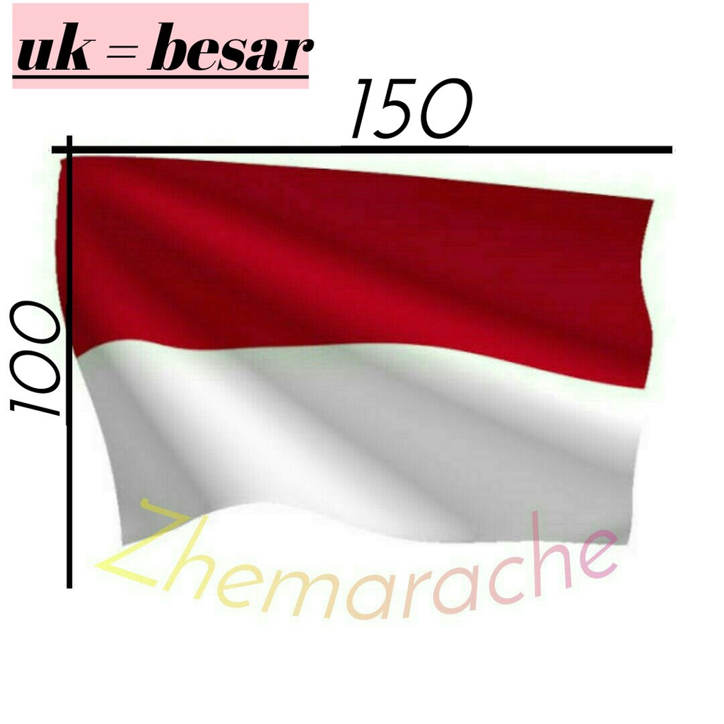 Jual Bendera merah putih 150x100 paling murah Bendera Indonesia ...