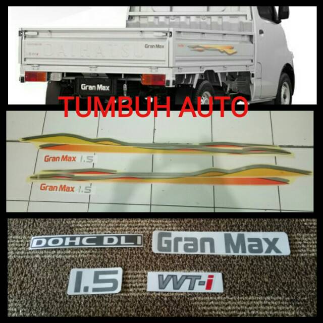 Jual Striping Sticker Stiker List Body Daihatsu Gran max Grandmax Set ...