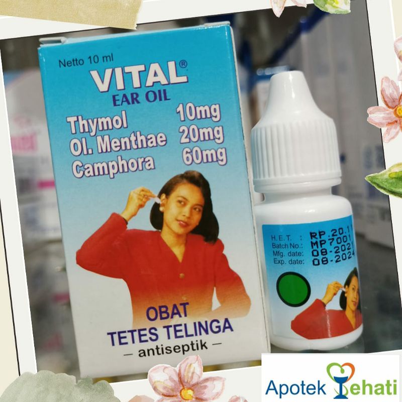 Jual Vital Ear Oil 10 mL Obat Tetes Telinga | Shopee Indonesia