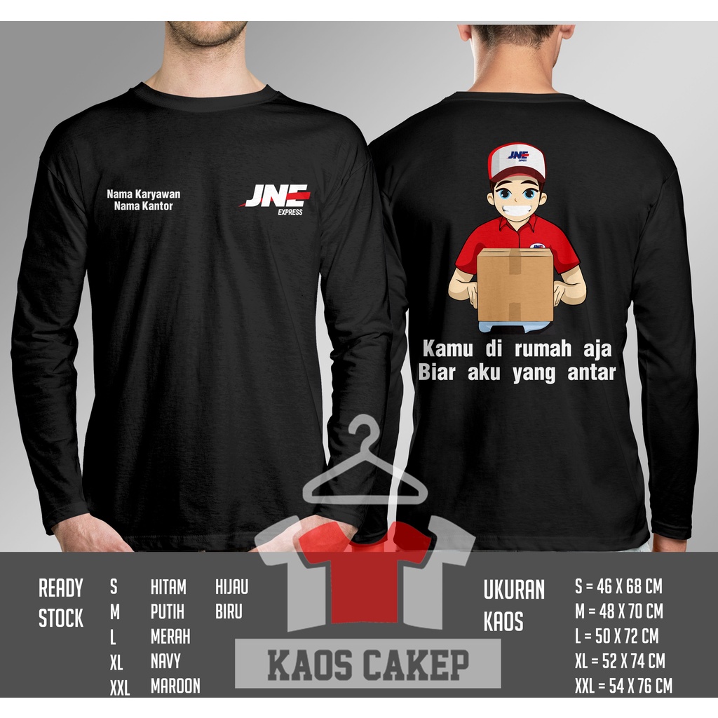 Jual Kaos JNE Express Joni Maskot Request Nama Karyawan dan Kantor ...