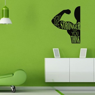 Jual Stiker Dinding Kaca Gym Sport Olahraga Quotes Motivasi You Are ...