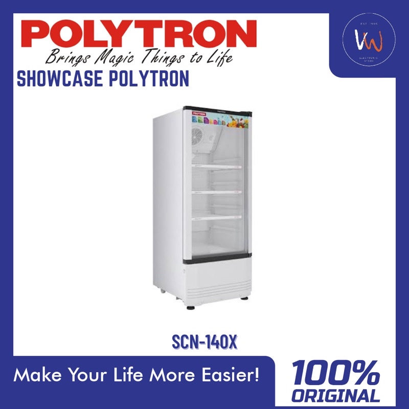 Jual Showcase Polytron SCN-140X / SCN-180L/ SCN-230L / Showcase Minuman ...