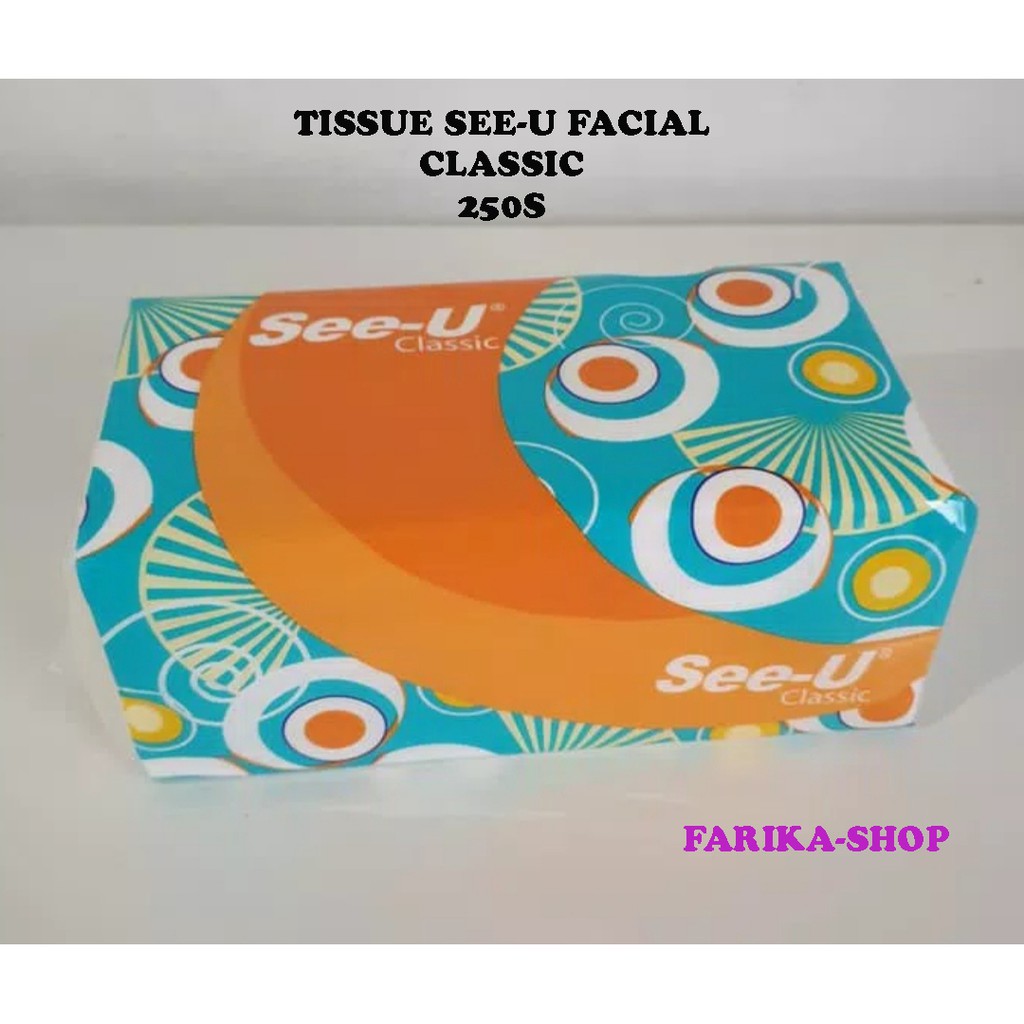 Jual Tissue Wajah See U 250 sheets 2 ply / Facial Tissue / Tisu See U ...