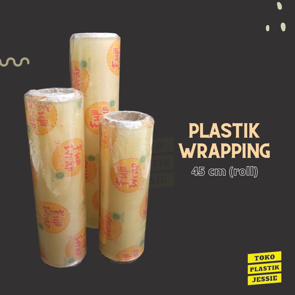 Jual plastik wrapping makanan roll / cling wrap FOOD GRADE - 45cm x ...