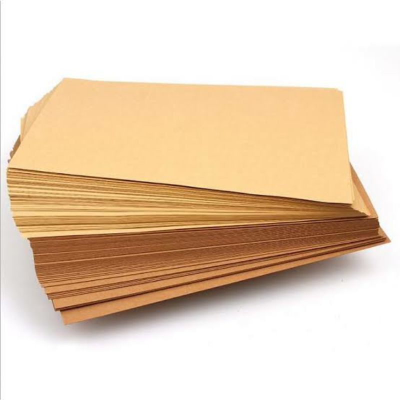 Jual Kertas Kraft tipis warna coklat 75gr ukuran A4 - Bisa di Print ...