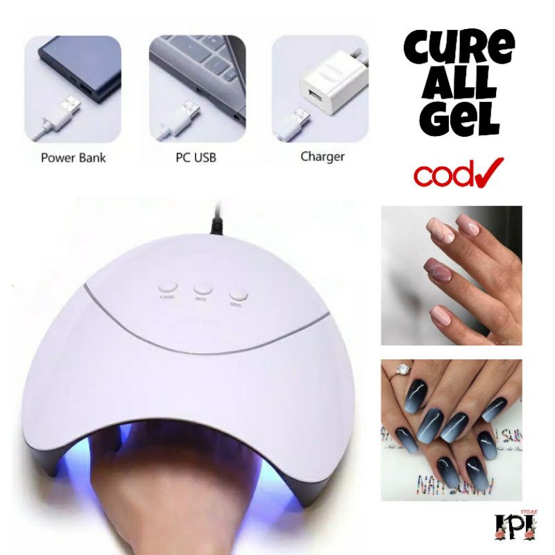 Jual PORTABEL LED UV PENGERING KUTEK GEL UV / SMART LED NAIL DRYER 36W / UV LAMP / STAR | Shopee ...