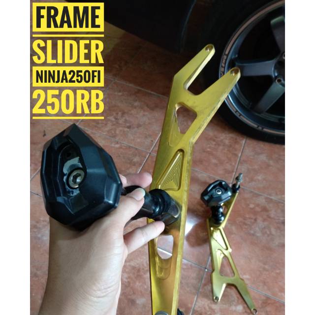 Jual Frame Slider Ninja 250 Fi 2nd (Second) | Shopee Indonesia