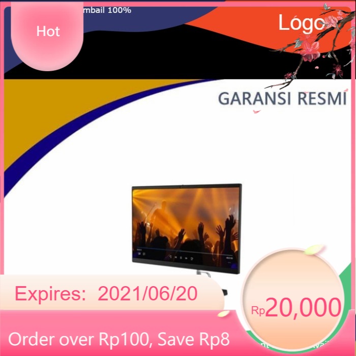 Jual PC ALL IN ONE LENOVO V30A Core i3-1005G1|8GB|HDD 1TB|23.8"|WIN 10 HOME | Shopee Indonesia