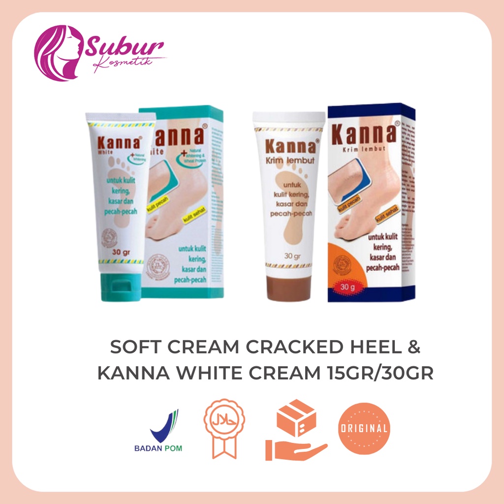 Jual Kanna Soft Cream Cracked Heel & Kanna White Cream 15Gr | Shopee ... Jual Kanna Soft Cream Cracked Heel & Kanna White Cream 15Gr | Shopee ...