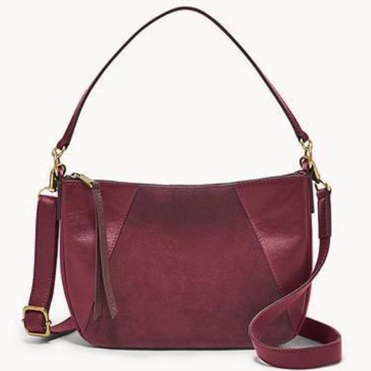 Jual foss skylar Crossbody Bag - Claret Red/ Chive | Shopee Indonesia